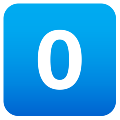 0️⃣ Keycap Digit Zero Emoji