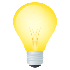 💡 Electric Light Bulb Emoji