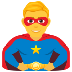 🦸‍♂️ Man Superhero Emoji