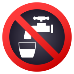 🚱 Non-Potable Water Symbol Emoji