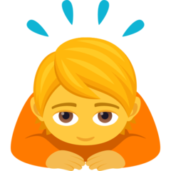Person Bowing Emoji | Emoji Person Bowing Meaning