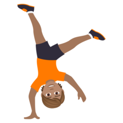 🤸🏽 Person Doing Cartwheel: Medium Skin Tone Emoji
