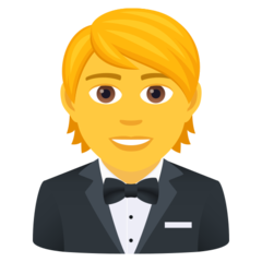 Person in Tuxedo Emoji | Emoji Person in Tuxedo Meaning