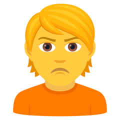 Person Pouting Emoji | Emoji Person Pouting Meaning