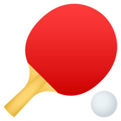 🏓 Table Tennis Paddle and Ball Emoji