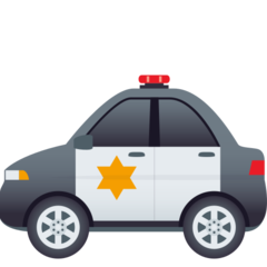 🚓 Police Car Emoji