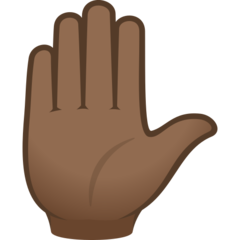🏾 Raised Hand: Medium-Dark Skin Tone Emoji