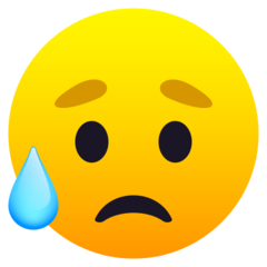 Sad but Relieved Face Emoji | Sad but Relieved Face Meaning