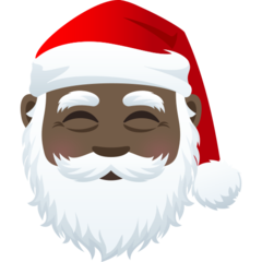 🎅🏿 Father Christmas: Dark Skin Tone Emoji
