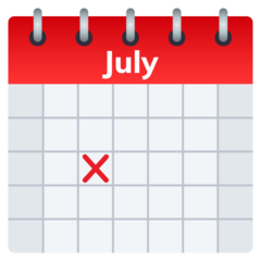 🗓️ Spiral Calendar Pad Emoji