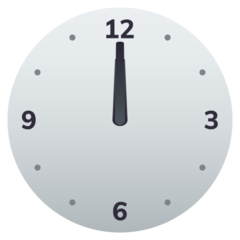 🕛 Clock Face Twelve O’Clock Emoji