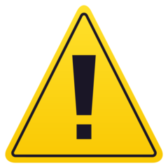 ⚠️ Warning Sign Emoji