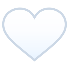 🤍 Corazón Blanco emojis