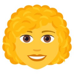 👩‍🦱 Woman: Curly Hair Emoji