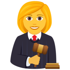 Woman Judge Emoji | Emoji Woman Judge Meaning