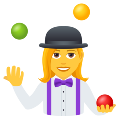 🤹‍♀️ Woman Juggling Emoji