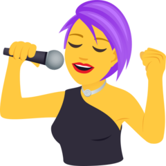 Woman Singer Emoji | Emoji Woman Singer Meaning