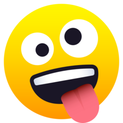 🤪 Grinning Face with One Large and One Small Eye Emoji
