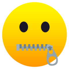 Zipper-Mouth Face Emoji | Zipper-Mouth Face Meaning