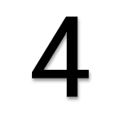 4️ Digit Four Emoji