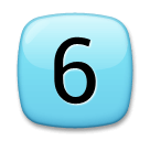 6️⃣ Keycap Digit Six Emoji