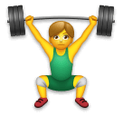 🏋️‍♂️ Man Lifting Weights Emoji
