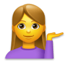 Woman Tipping Hand Emoji | Emoji Woman Tipping Hand Meaning