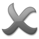 Ballot Bold Script X Emoji