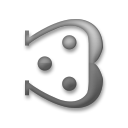 Notched Right Semicircle with Three Dots Emoji