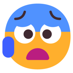 Anxious Face with Sweat Emoji | Anxious Face with Sweat Meaning