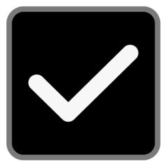 ☑️ Ballot Box with Check Emoji