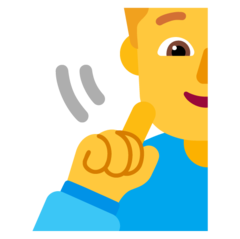 Deaf Man Emoji | Emoji Deaf Man Meaning