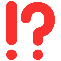 ⁉️ Exclamation Question Mark Emoji