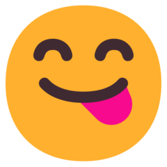 Face Savoring Food Emoji | Face Savoring Food Meaning