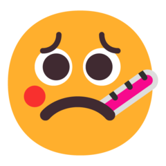 Face with Thermometer Emoji | Face with Thermometer Meaning
