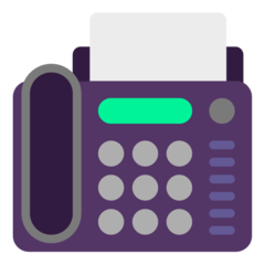 📠 Fax Machine Emoji