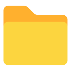 📁 File Folder Emoji