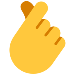 Hand with Index Finger and Thumb Crossed Emoji | Meaning