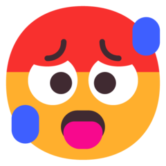 Hot Face Emoji | Emoji Hot Face Meaning
