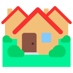 🏘️ House Buildings Emoji