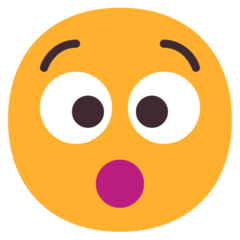 😯 Hushed Face Emoji