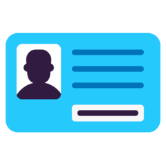 🪪 Identification Card Emoji
