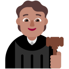 🧑🏽‍⚖️ Judge: Medium Skin Tone Emoji