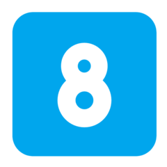 8️⃣ Keycap Digit Eight Emoji