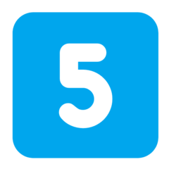 5️⃣ Keycap Digit Five Emoji