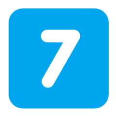 7️⃣ Keycap Digit Seven Emoji