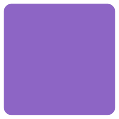 🟪 Large Purple Square Emoji