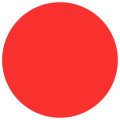 🔴 Large Red Circle Emoji