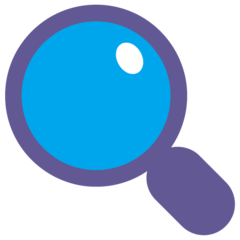 🔍 Emoji Loupe Orientée À Gauche