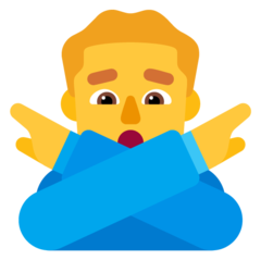Man Gesturing No Emoji | Emoji Man Gesturing No Meaning
